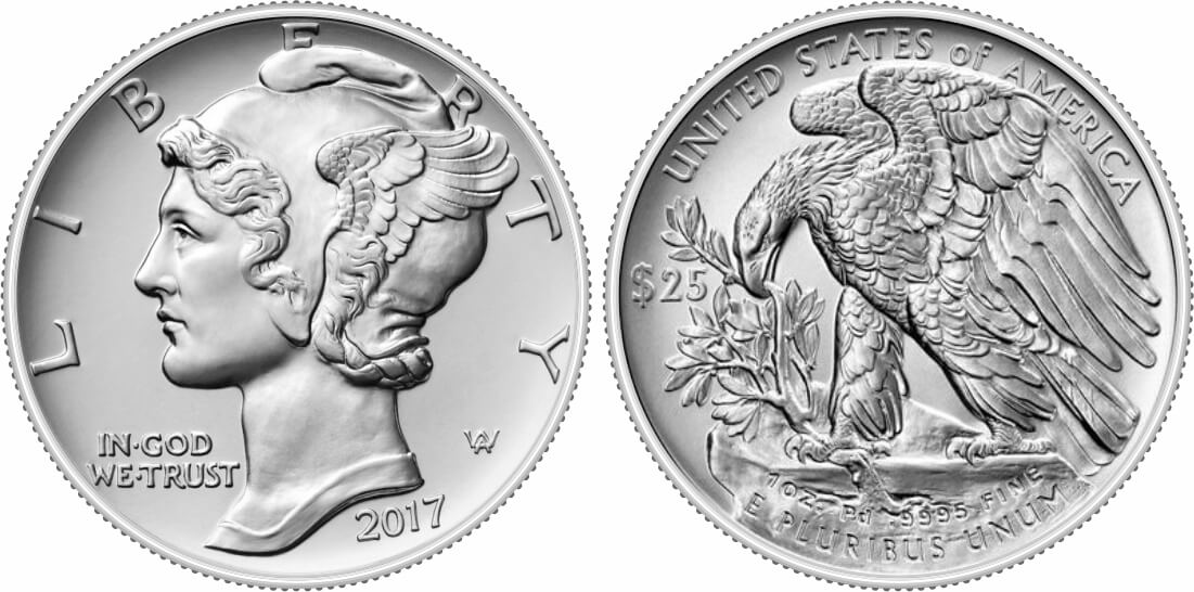 2017 American Palladium Eagle | Palladium Eagles